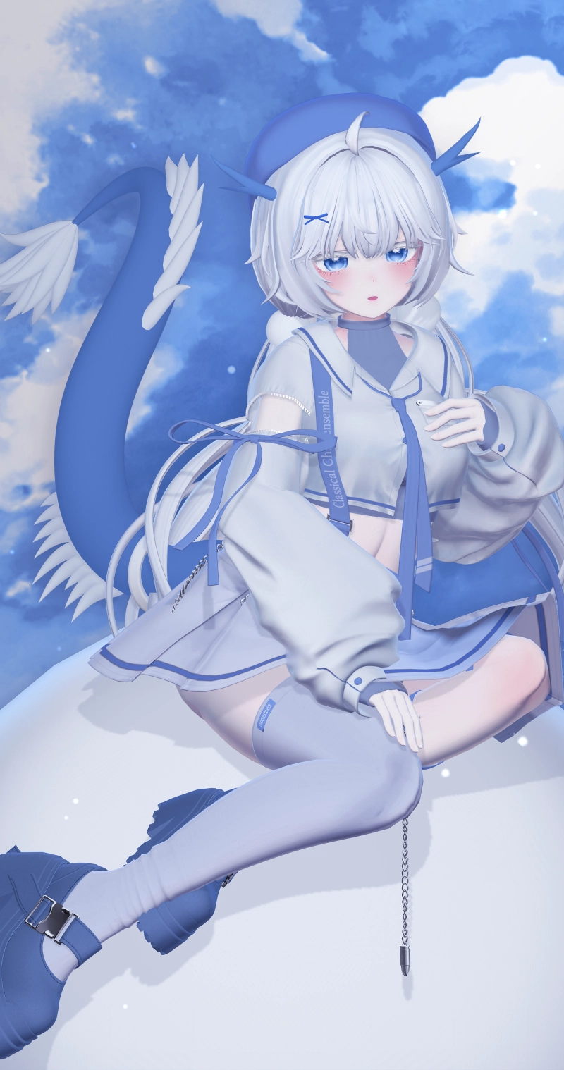 3D버츄얼/VRC/VSF/빠름예쁨고퀄 | 시로 | CREPE